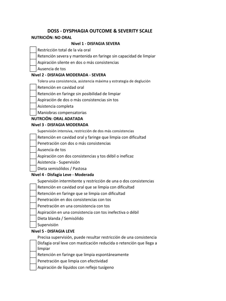 DOSS | PDF | Medicina CLINICA | Enfermedades y trastornos