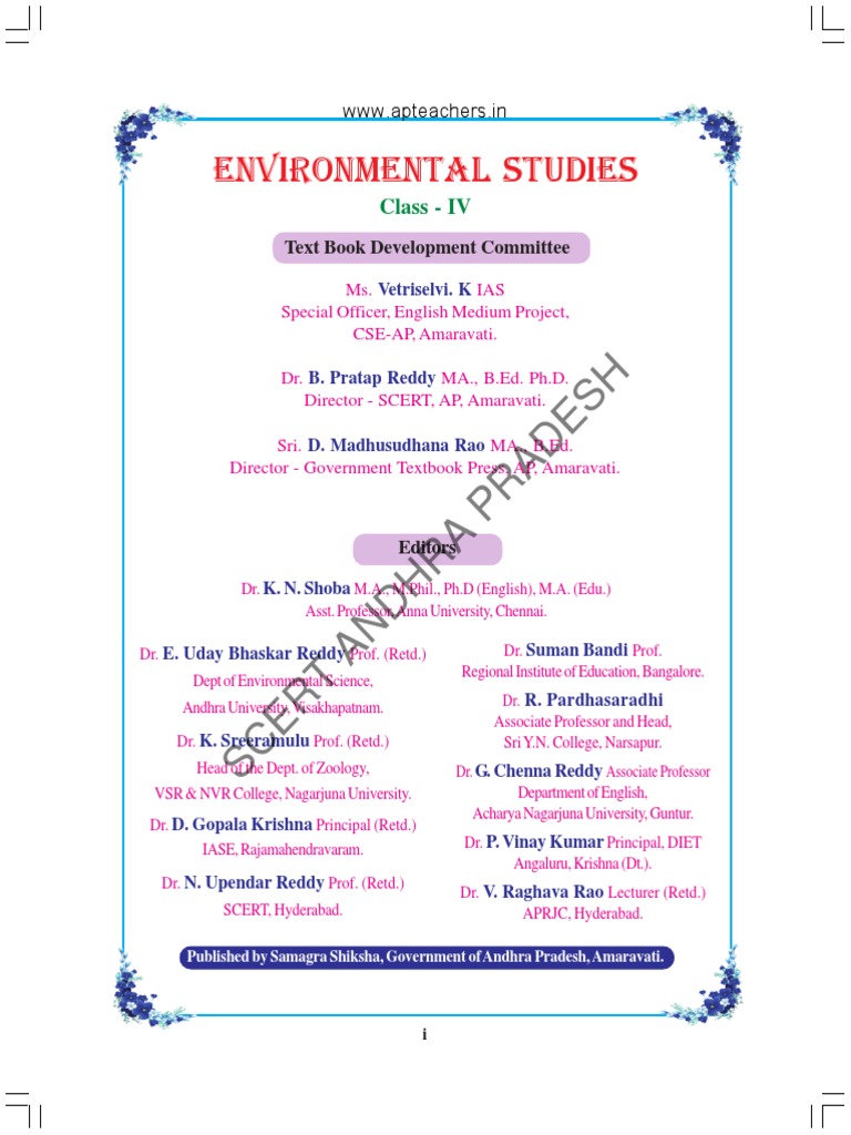 Class 4 Evs All Inner Pages Compressed | PDF | Learning | Teachers