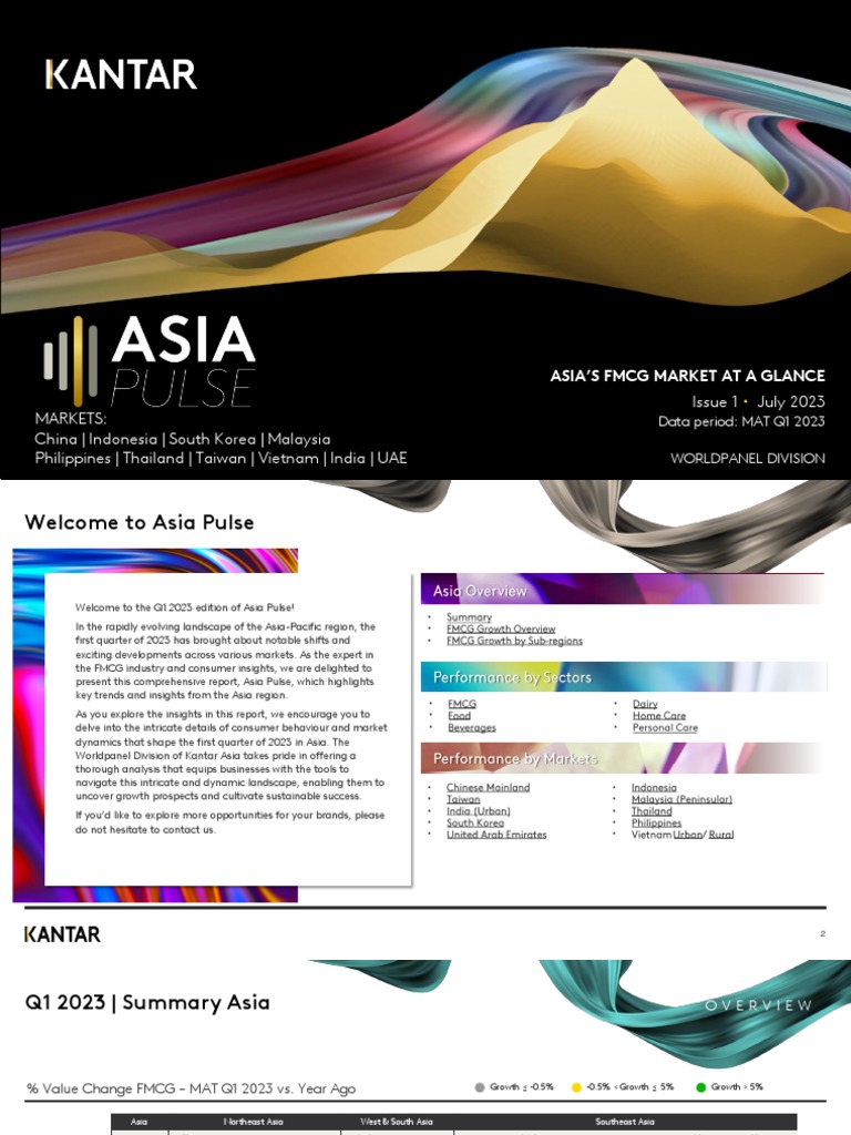 Asia Pulse: FMCG Insights Q1 2023 | PDF