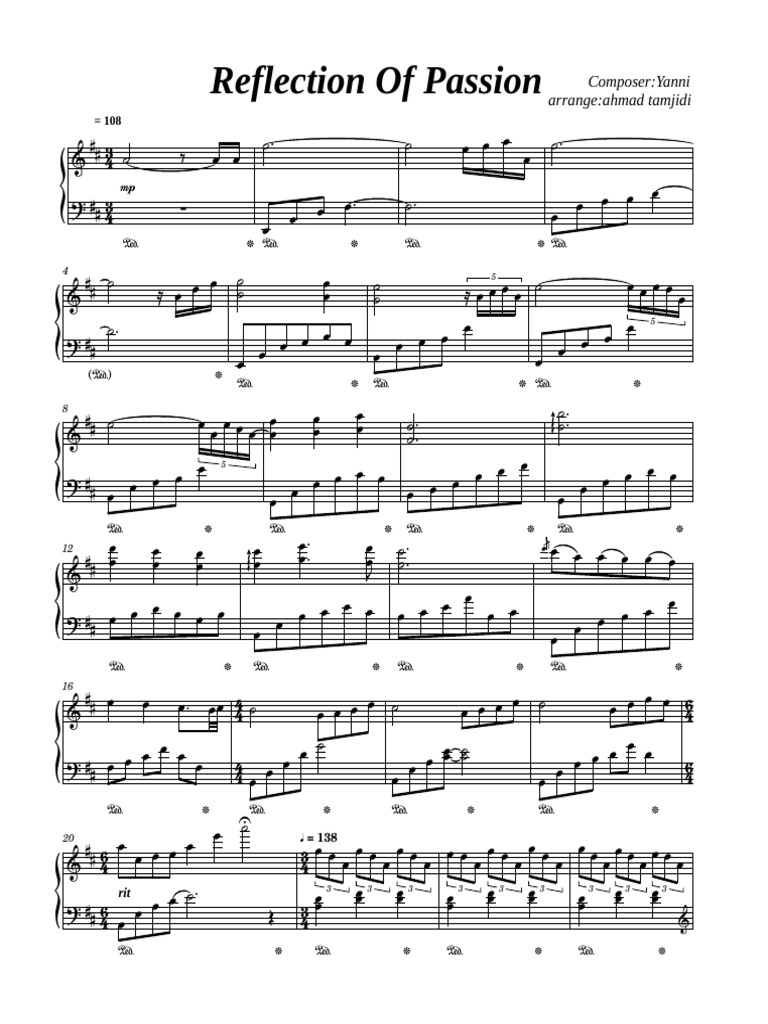 Yanni-Reflection of Passion | PDF