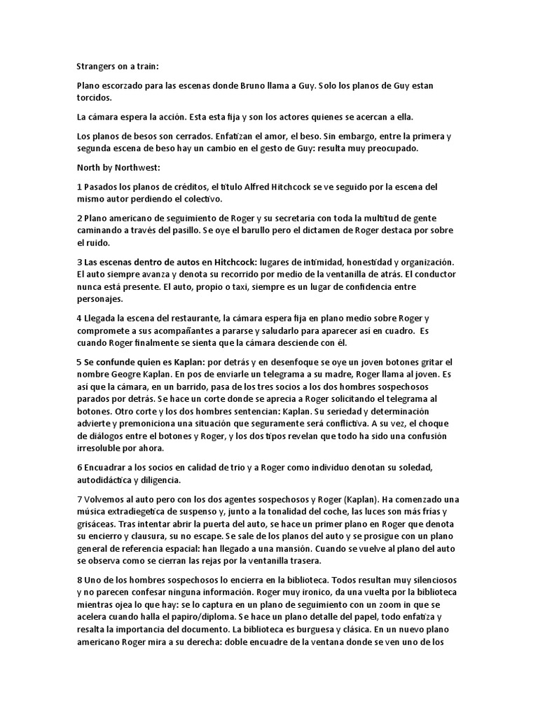 Strangers On A Train | PDF | Alfred Hitchcock | Suspense (Género)