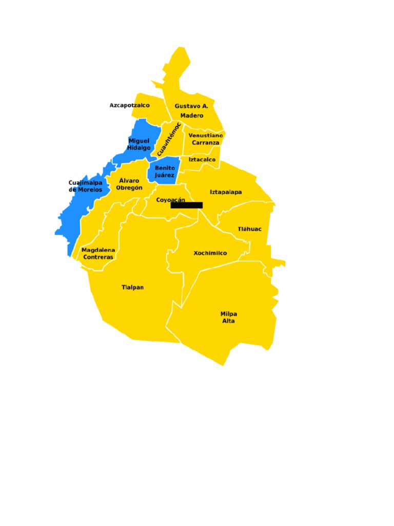 Mapa CDMX Edo Mex | PDF