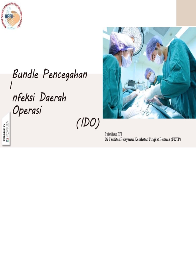 Bundle Pencegahan IDO FKTP Ari | PDF