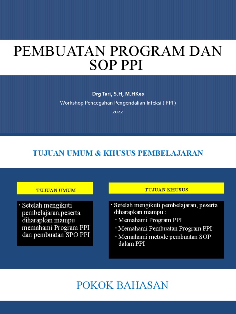 Ppi Pembuatan Program Dan Sop | PDF | Sains & Matematika