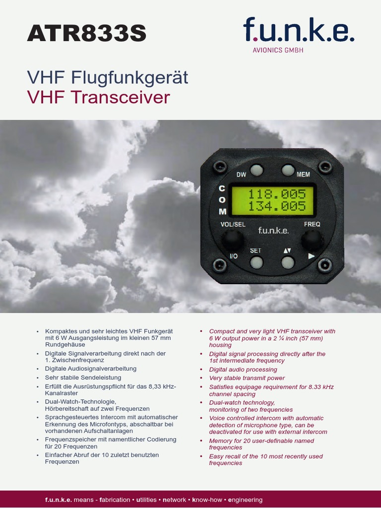 ATR833S VHF-Radio | PDF