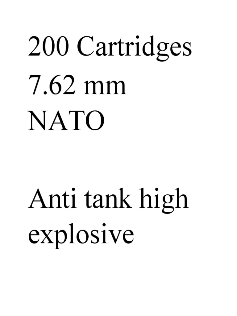 Ammunition Markings | PDF