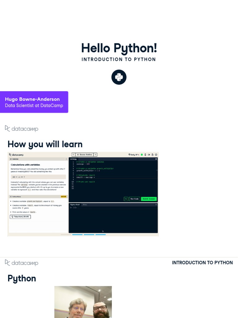 Chapter 1 | PDF | Python (Programming Language) | Scripting Language
