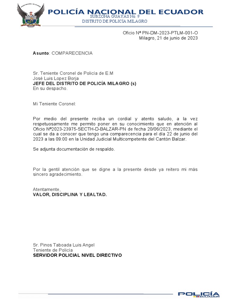 Modelos de Oficios Varios | PDF