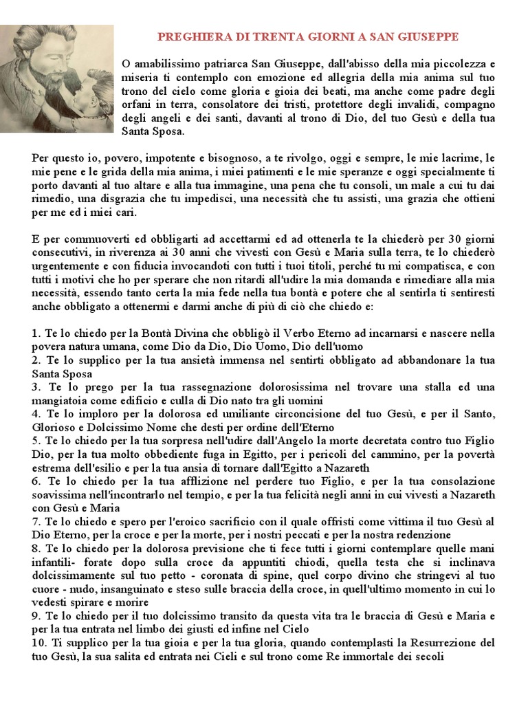 30 Giorni A San Giuseppe | PDF