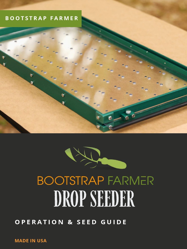 Bootstrap Farmer Drop Seeder | PDF