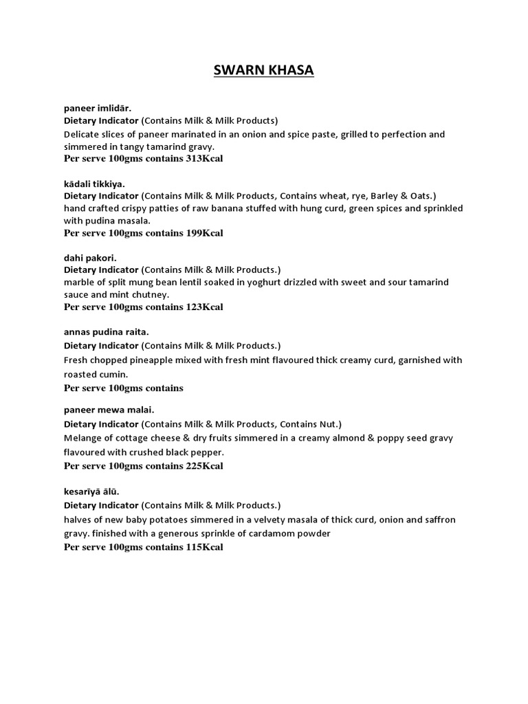 Royal Vega - Swarn Khasa | PDF