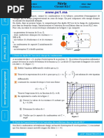 Exercices corrigés dipôle RL 2ème bac | PDF | Tension électrique ...