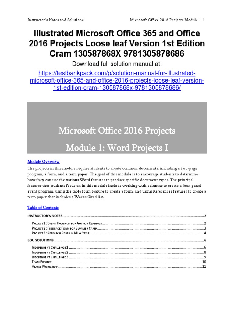 Illustrated Microsoft Office 365 and Office 2016 Projects Loose Leaf ... Illustrated Microsoft Office 365 and Office 2016 Projects Loose Leaf ...