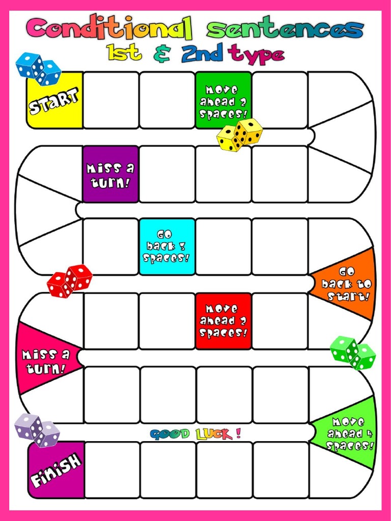 1st and 2nd Conditional Board Game | PDF
