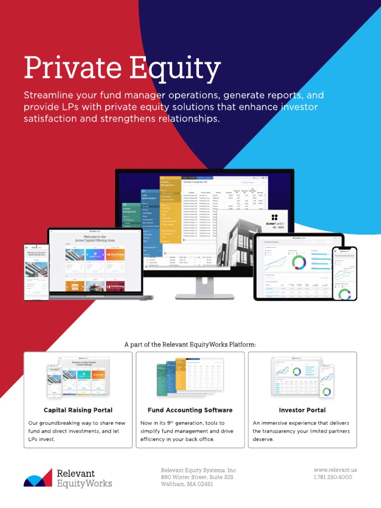 Relevant EquityWorks - Private Equity Solution | PDF