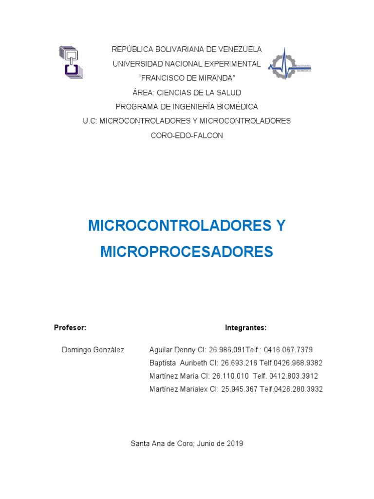 Arquitectura de Un Microcontrolador | PDF