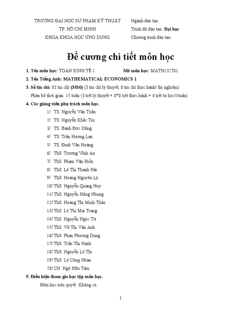 Đề cương Toán KT1 | PDF