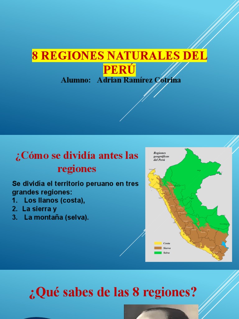 Regiones Del Peru | PDF