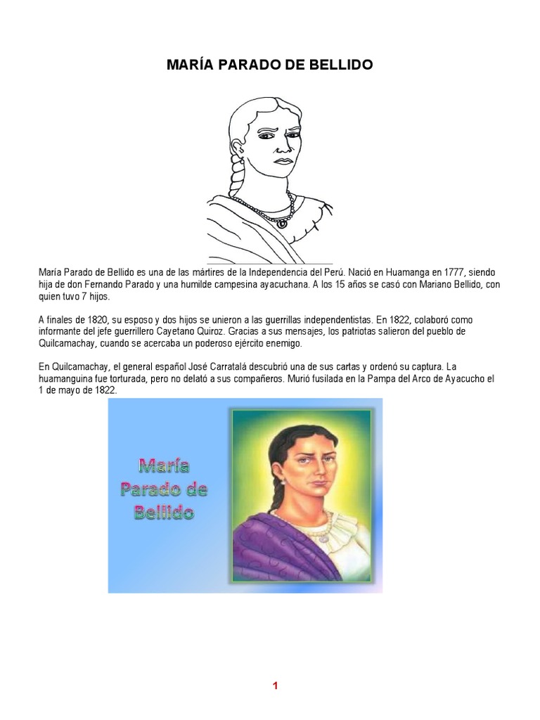 María Parado de Bellido | PDF
