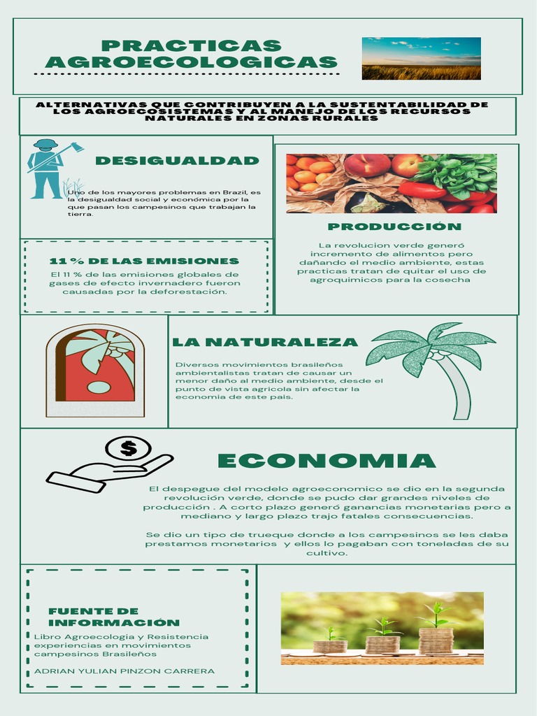 Infografia de Practicas Agroecologicas | PDF