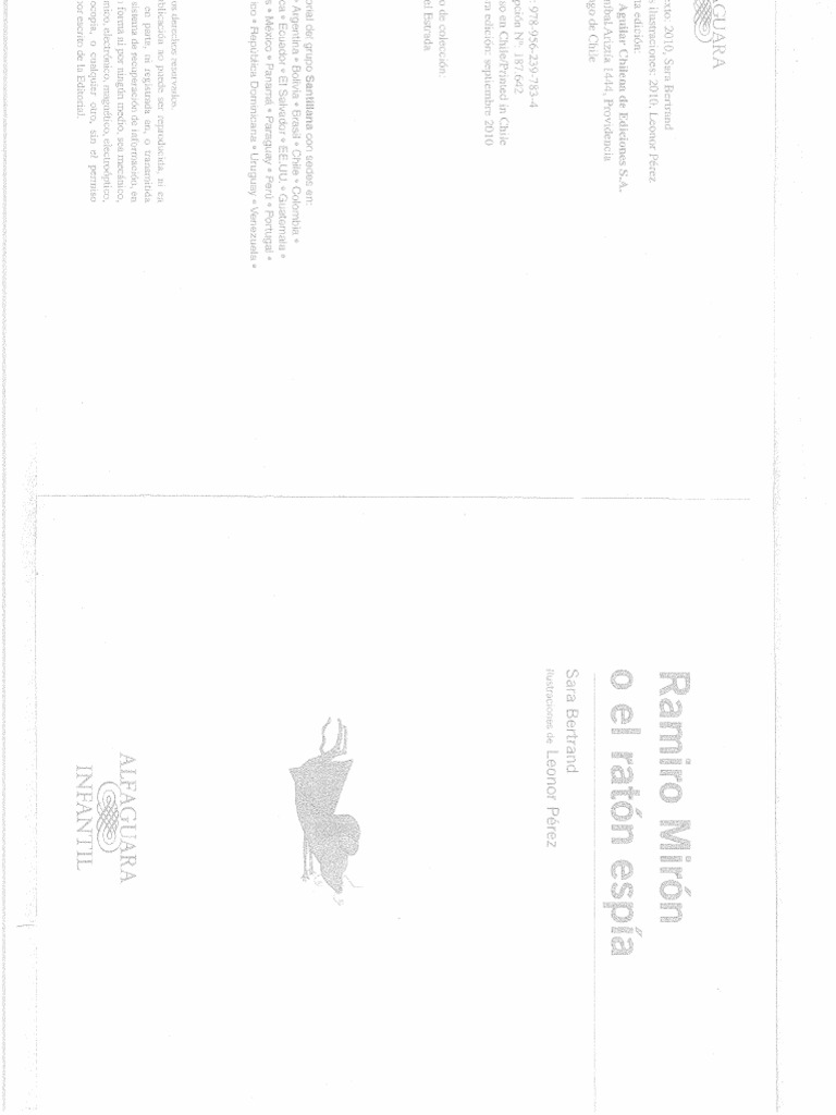 Ramiro Miron o El Raton Espia | PDF