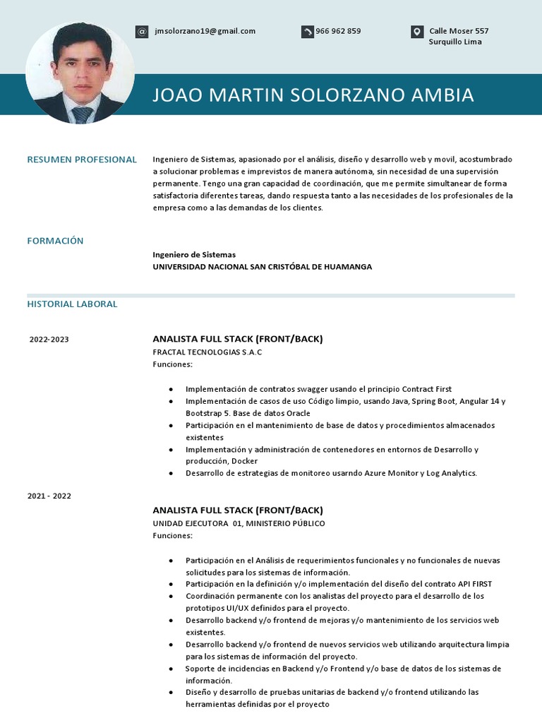 Ingeniero de Sistemas Full Stack | PDF | Bootstrap (marco frontal) | Php