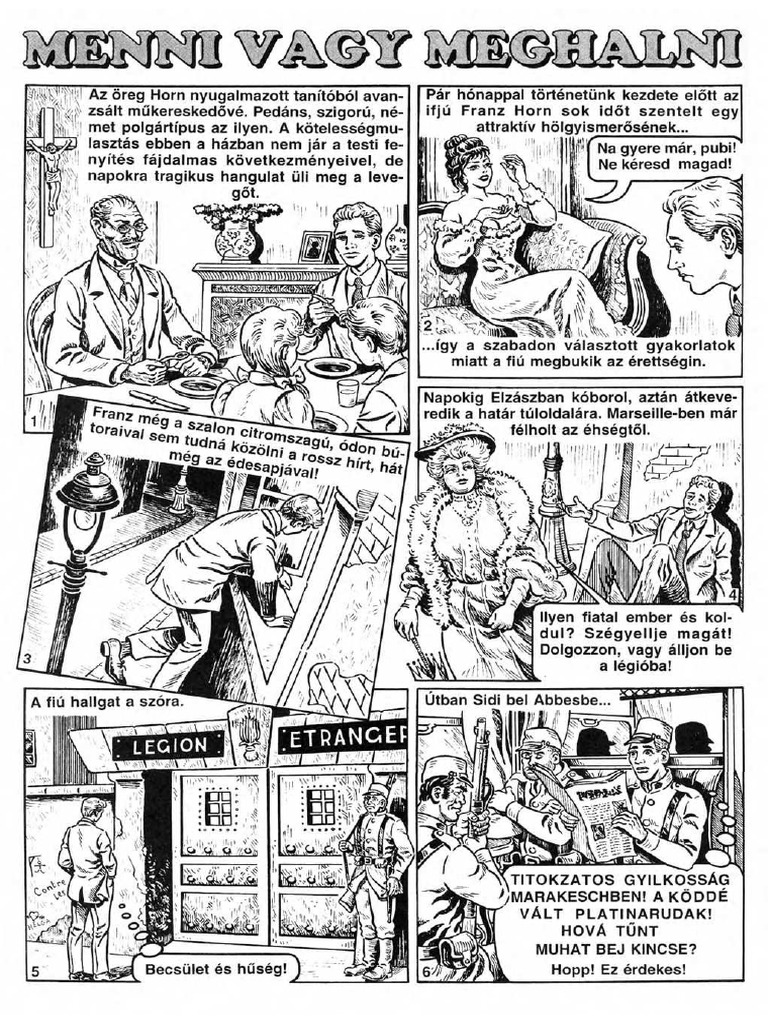 Rejtő - Menni Vagy Meghalni (Képregény) | PDF