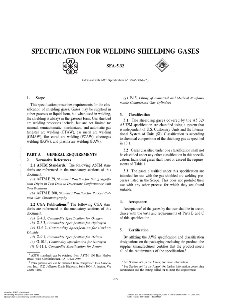 ASME II SFA 5. 32 | PDF