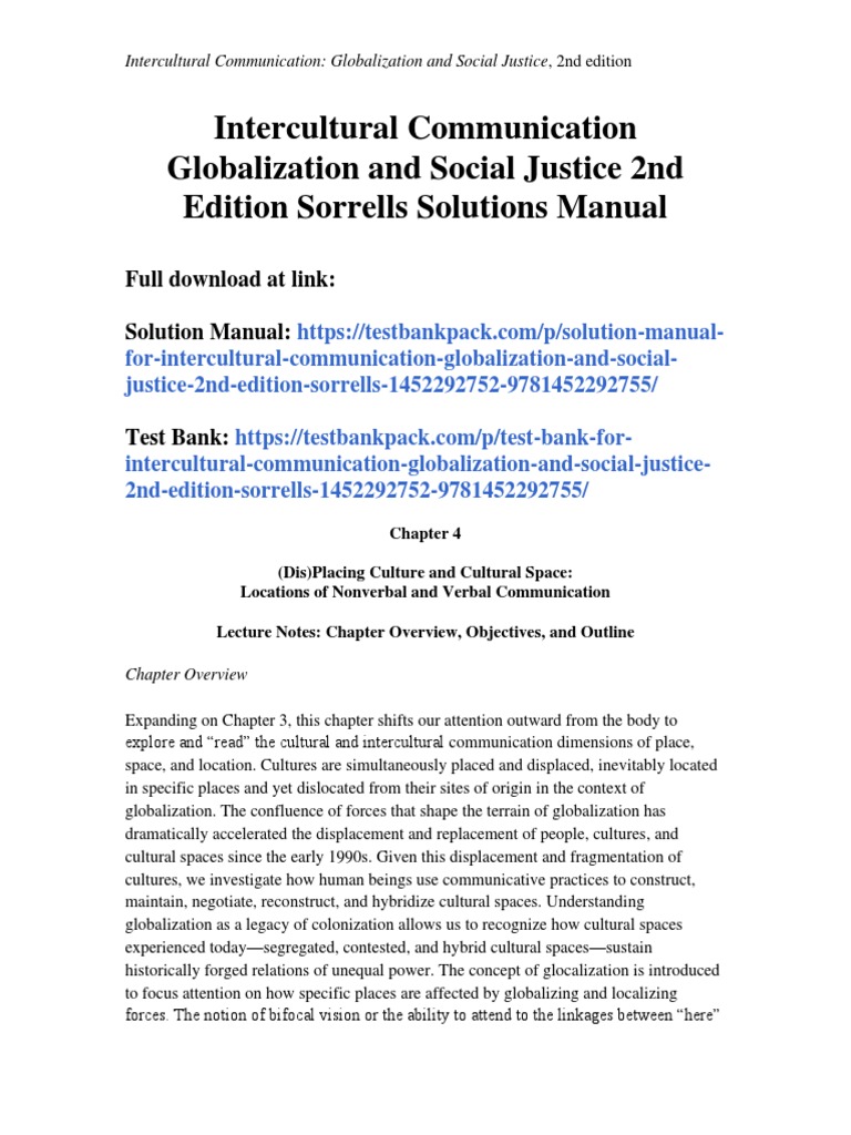 Intercultural Communication Globalization and Social Justice 2nd ... Intercultural Communication Globalization and Social Justice 2nd ...