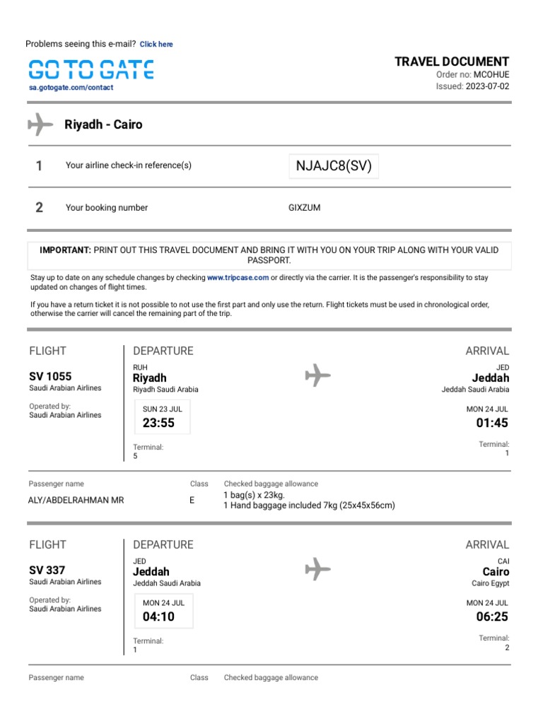 GoToGate FB | PDF | Riyadh | Civil Aviation
