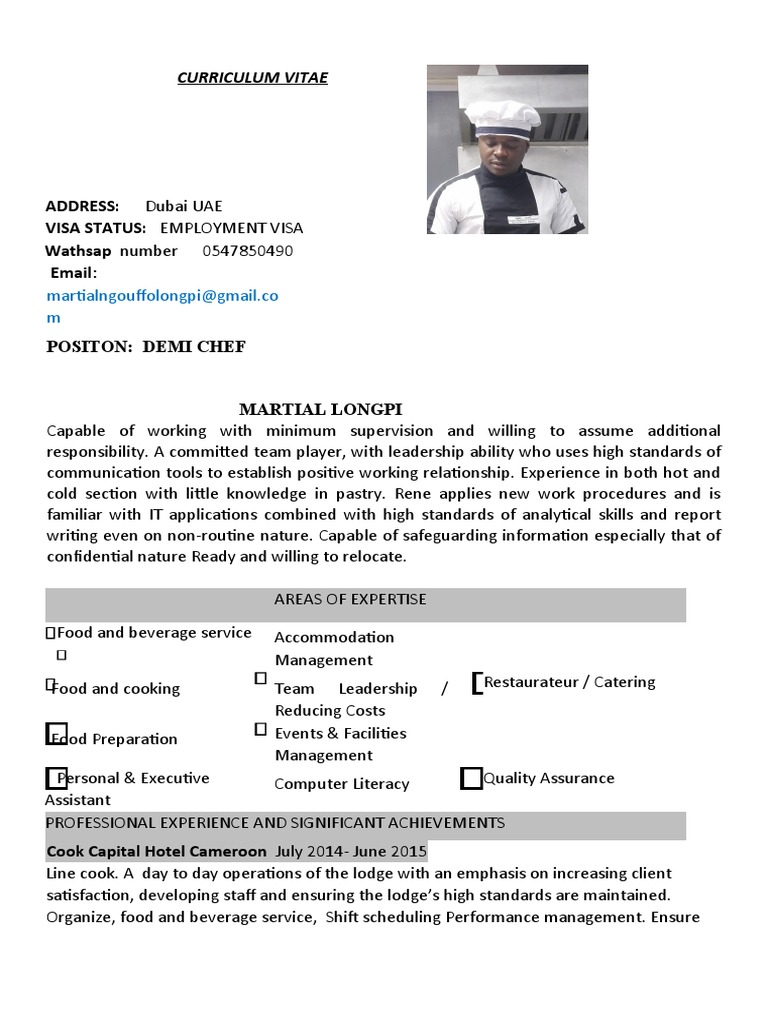 Martial Updated CV 2023 | PDF