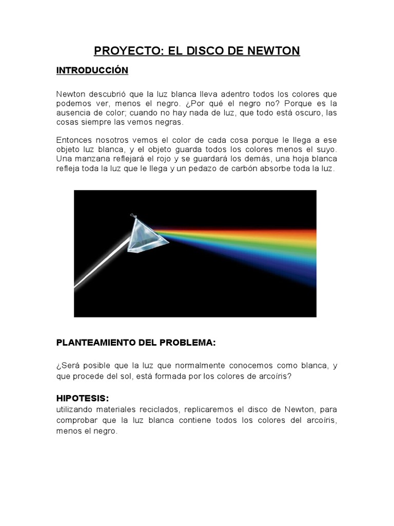 el disco de newton | PDF