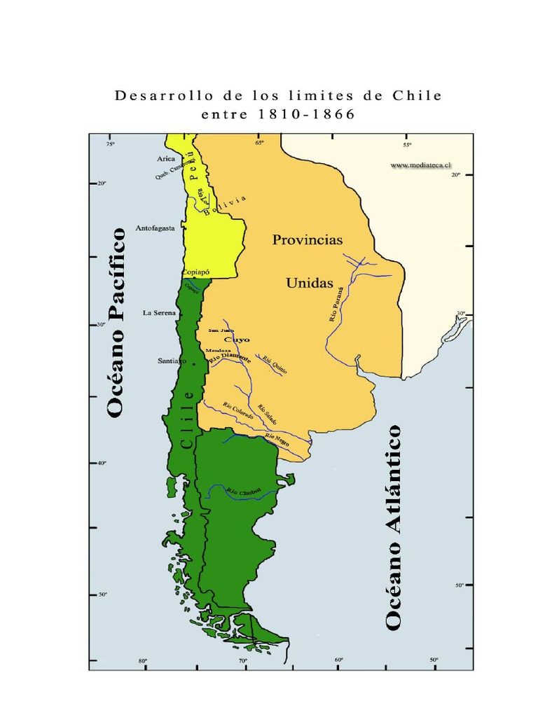 Fronteras de Chile Con Mapas | PDF