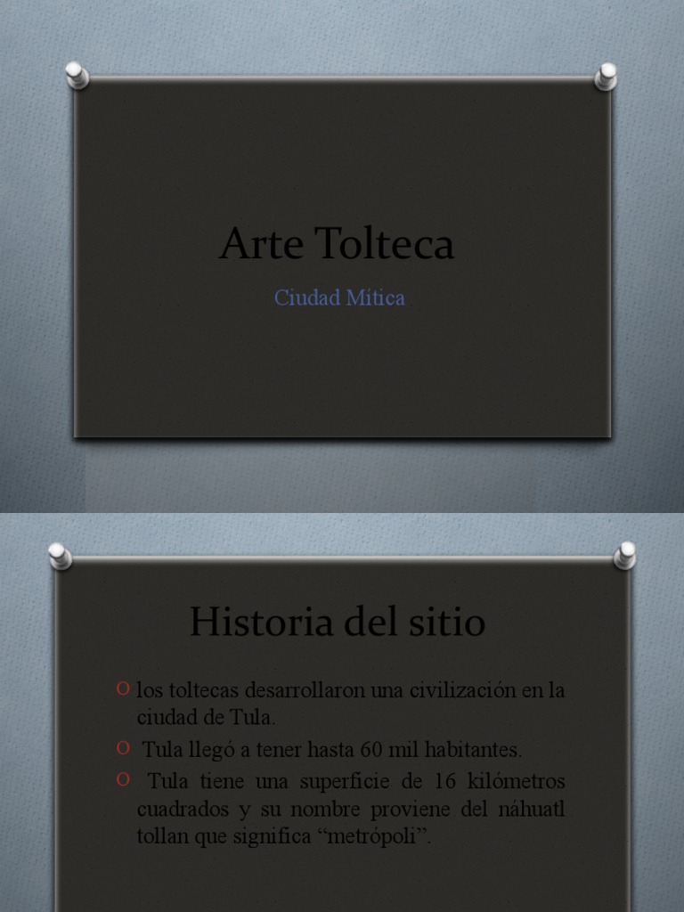 Arte Tolteca | PDF | Historia