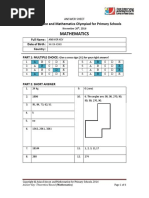 Primary 6 Math Mock Test | PDF | Numbers | Mathematics