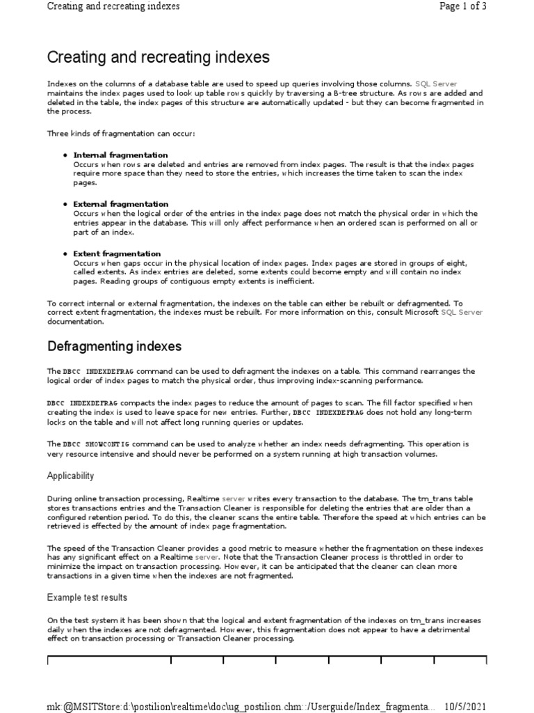 Index Aci Sql Download Free Pdf Database Index Microsoft Sql Server