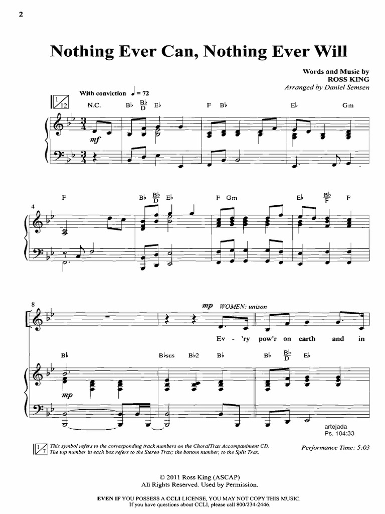 Nothing Ever Can Nothing Ever Will | PDF