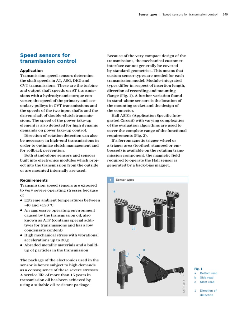 Jaquet Speed Sensor Manual Overview | PDF | Sensor | Electrical Engineering