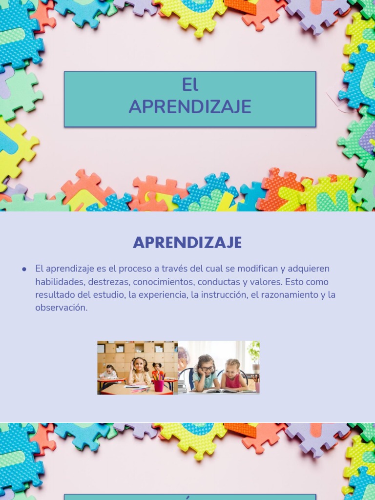 El Aprendizaje | PDF