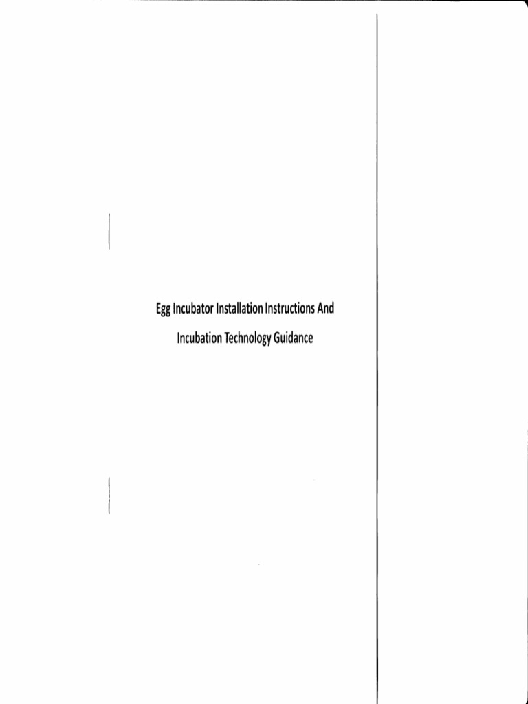 16 Egg Incubator User Manual | PDF | Chicken | Ornithology