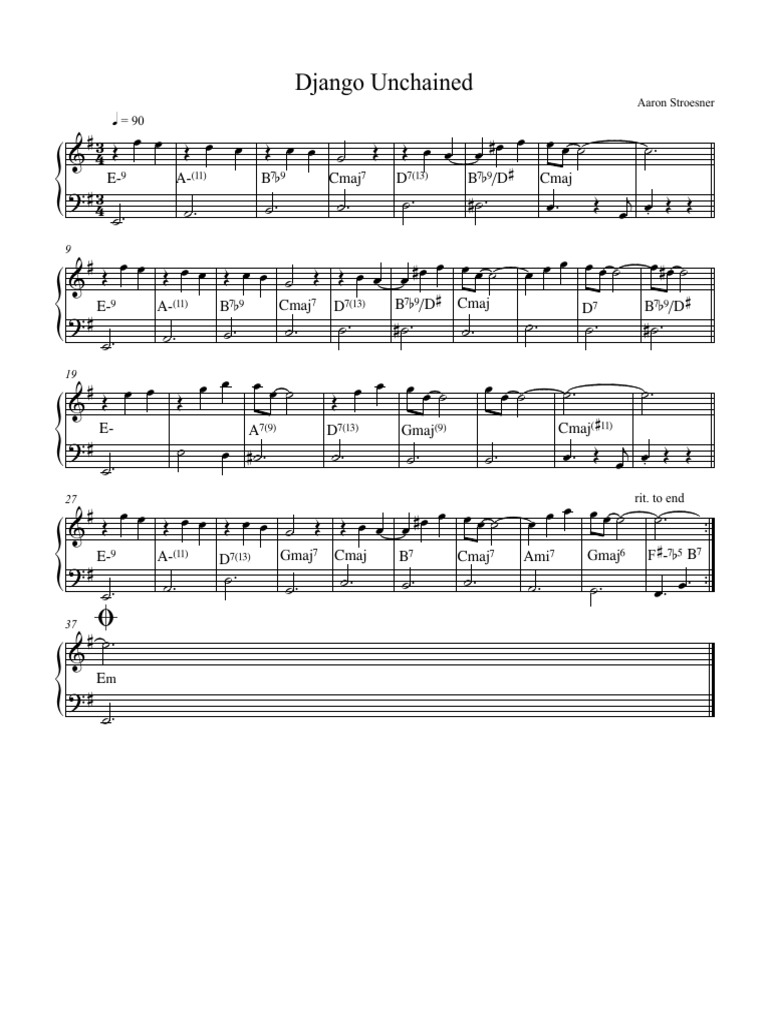 Django Unchained - Stroessner | PDF