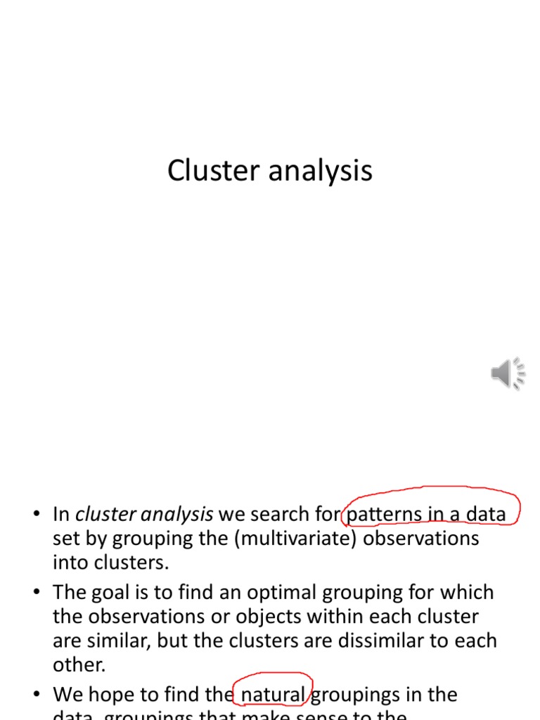 Markup 01 Statistika Lanjut - Cluster Analysis 1 | PDF