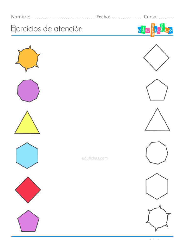 Ejercicio De Atencion Pdf