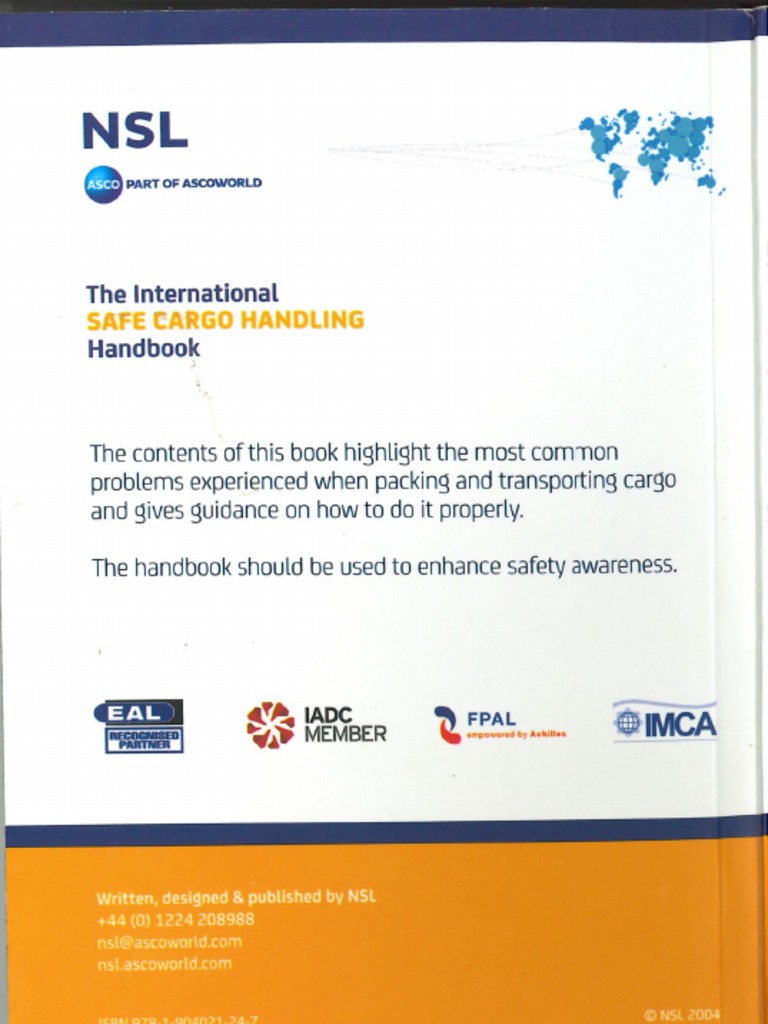 NSL Intl Safe Cargo Handling Handbook 2020 | PDF