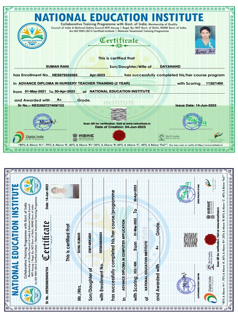 Certificate | PDF