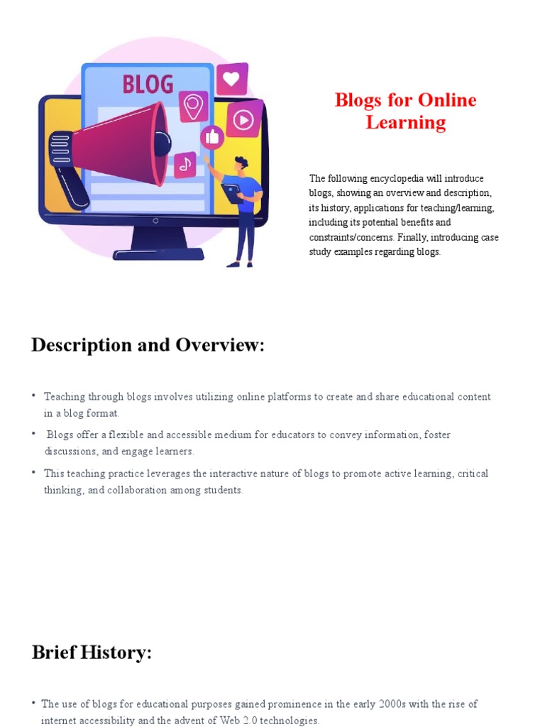 Blogs For Online Learning | PDF | Career & Growth