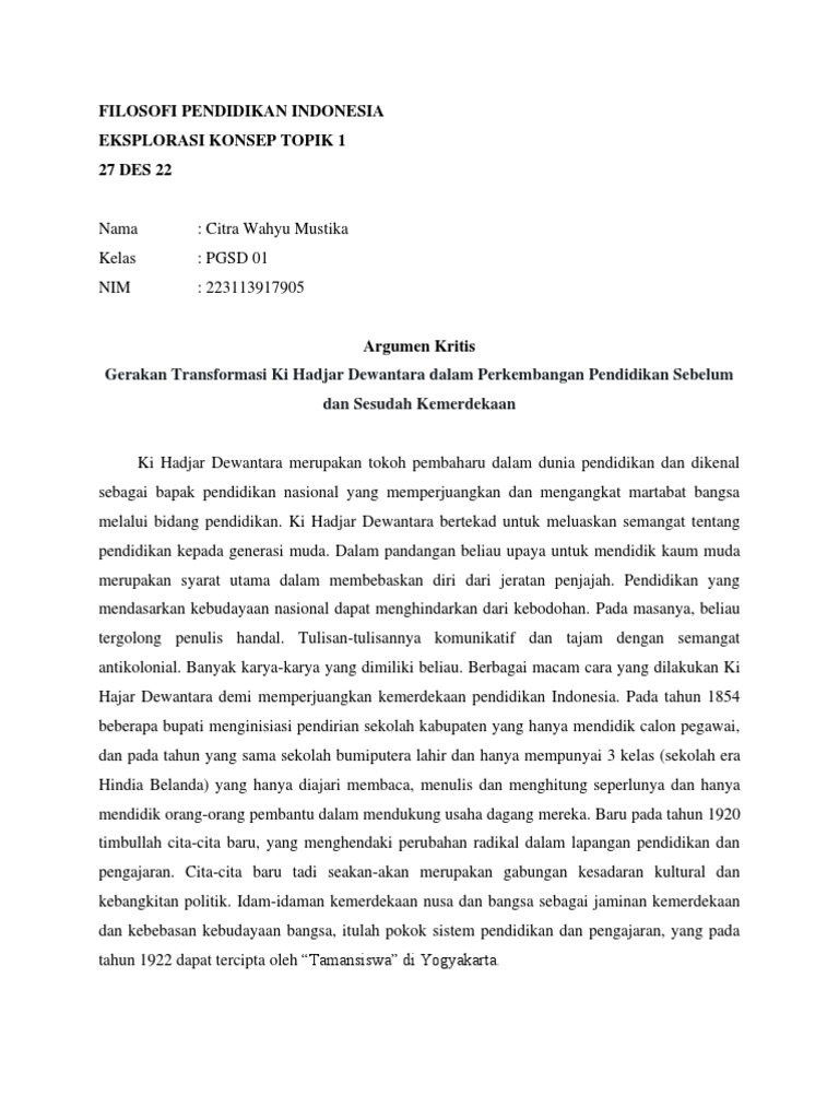 T1 Eksplorasi Konsep | PDF