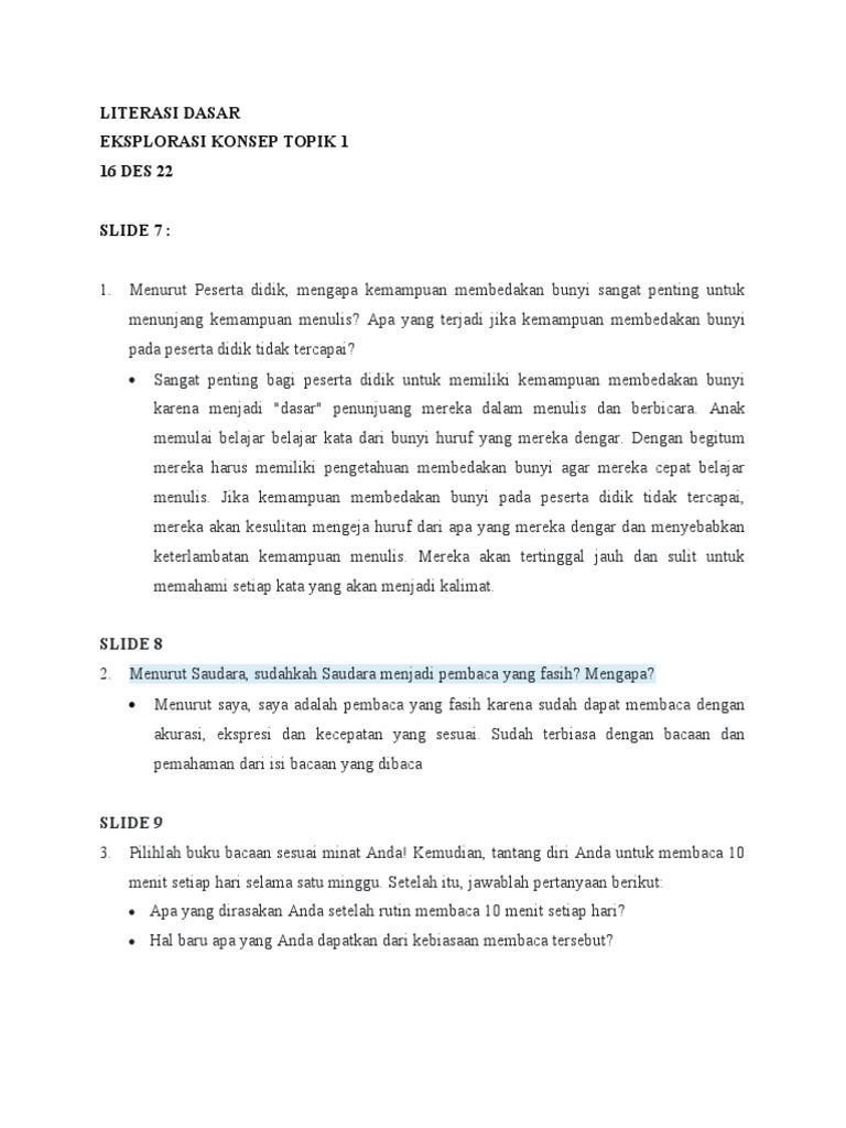T1 Eksplorasi Konsep | PDF