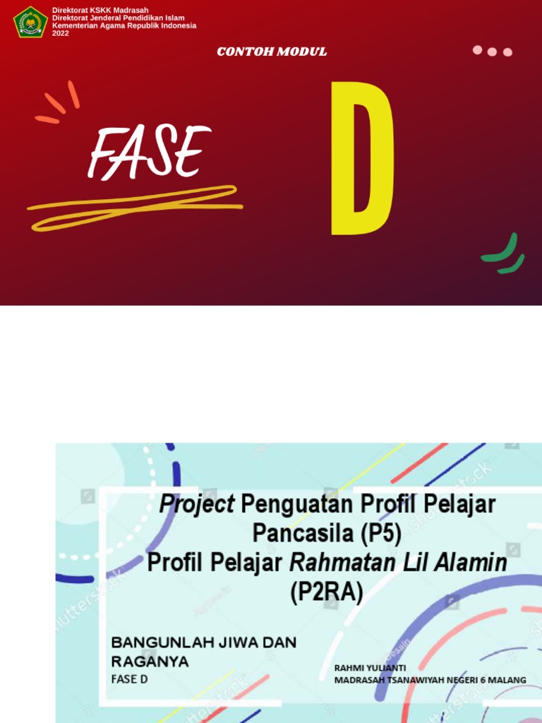 Modul P5 Fase D: Kepedulian Ibu | PDF | Kesehatan Holistik