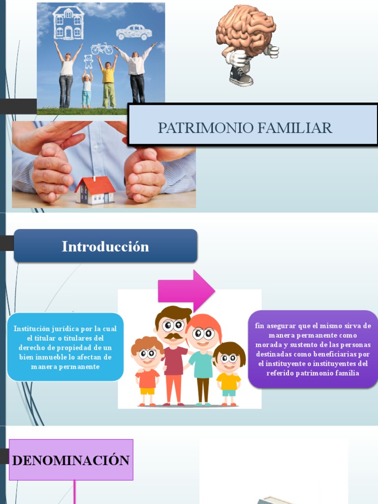 3 15 Patrimonio Familiar | Descargar gratis PDF | Bienes (Ley) | Ley procesal